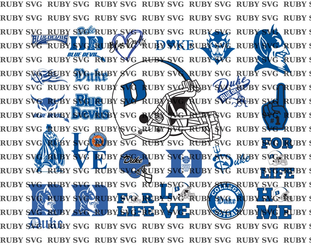 Blue Devils SVG Png Football Team SVG Basketball Collage - Etsy