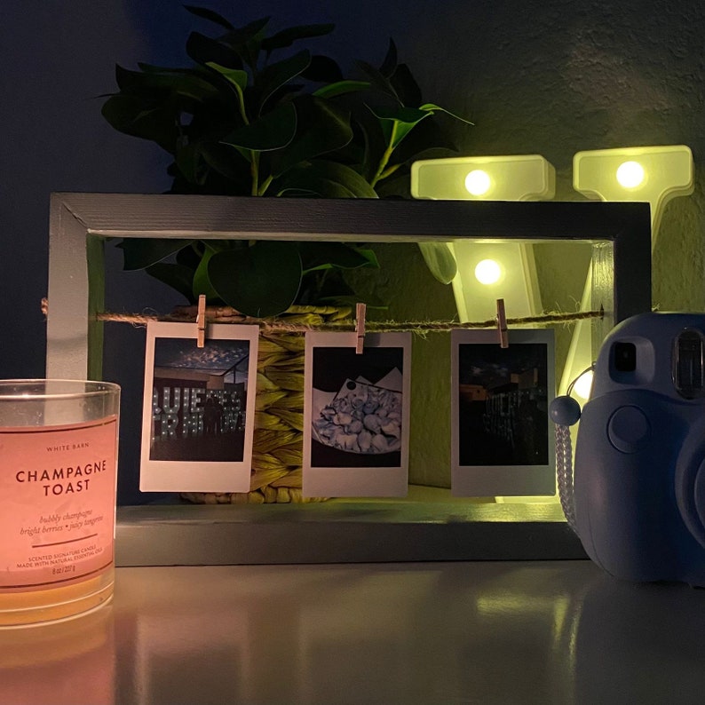 Clothespin Photo Display/baby Shower Display Frame/wedding Photo ...