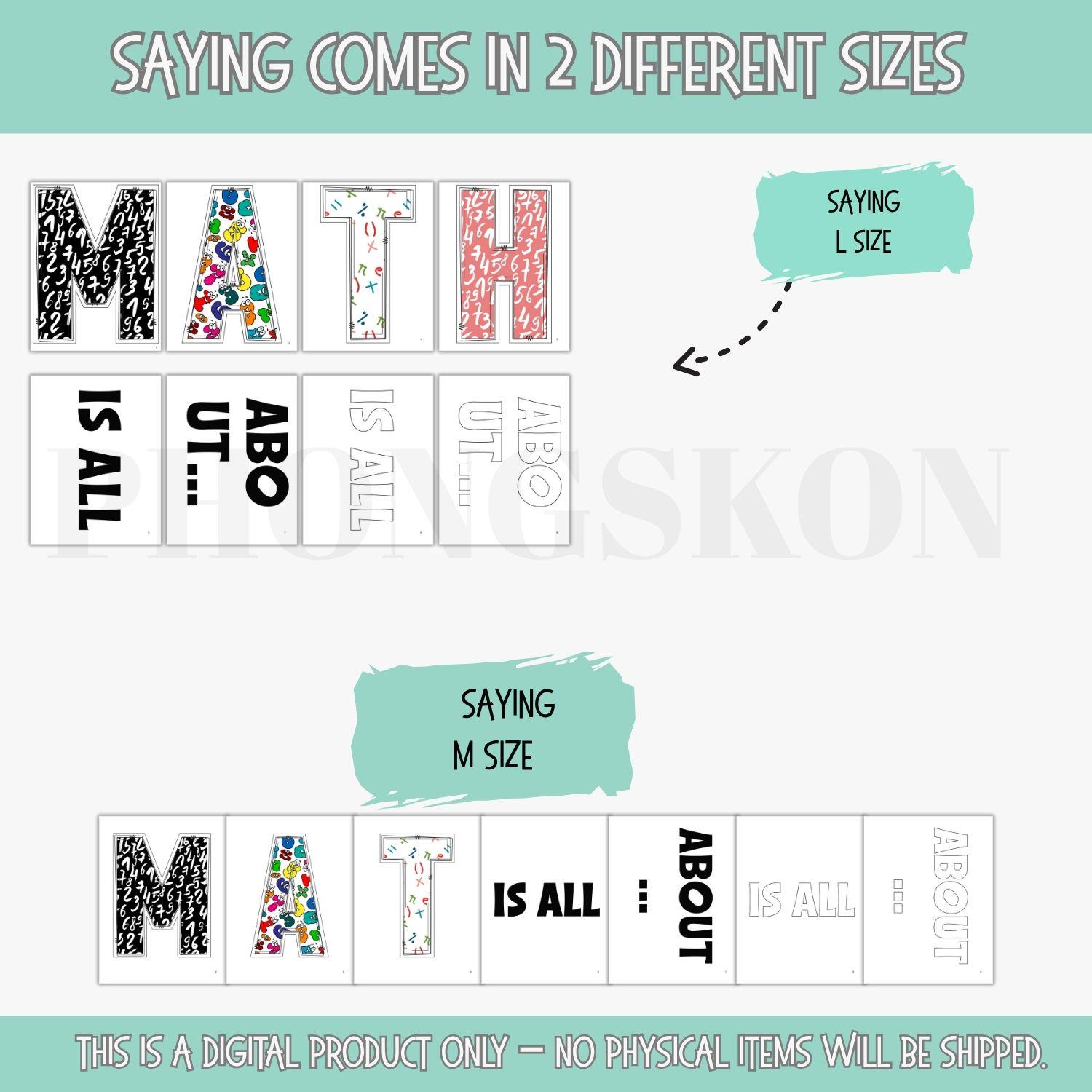Math Bulletin Board Kit , Back to School Display, Growth Mindset Decor ...