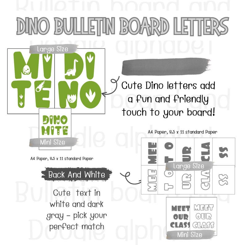 Dinosaur Bulletin Board | Back to School Classroom Decor | First Day ...