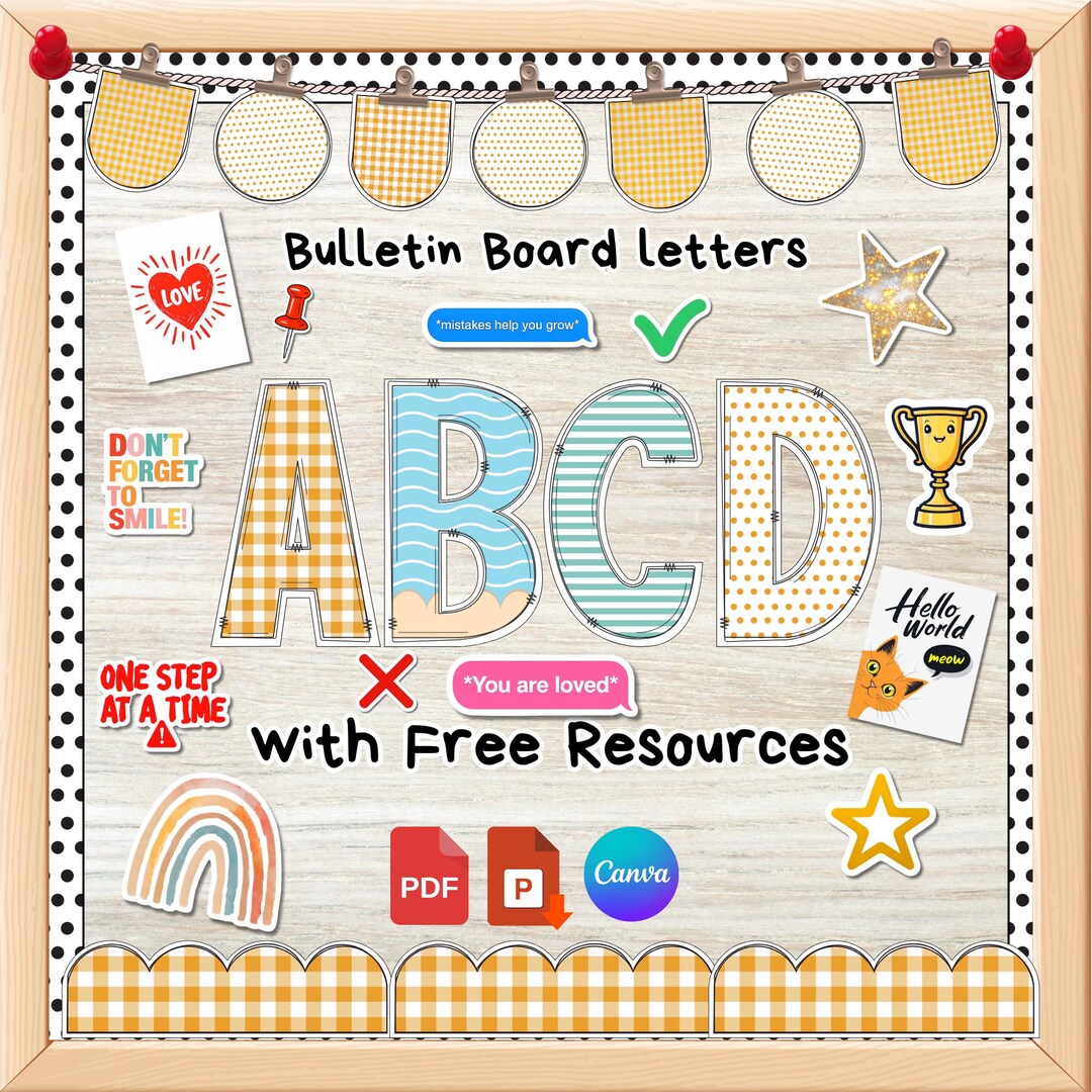 End of Year Bulletin Board Kit, Summer Break Letters & Numbers for ...