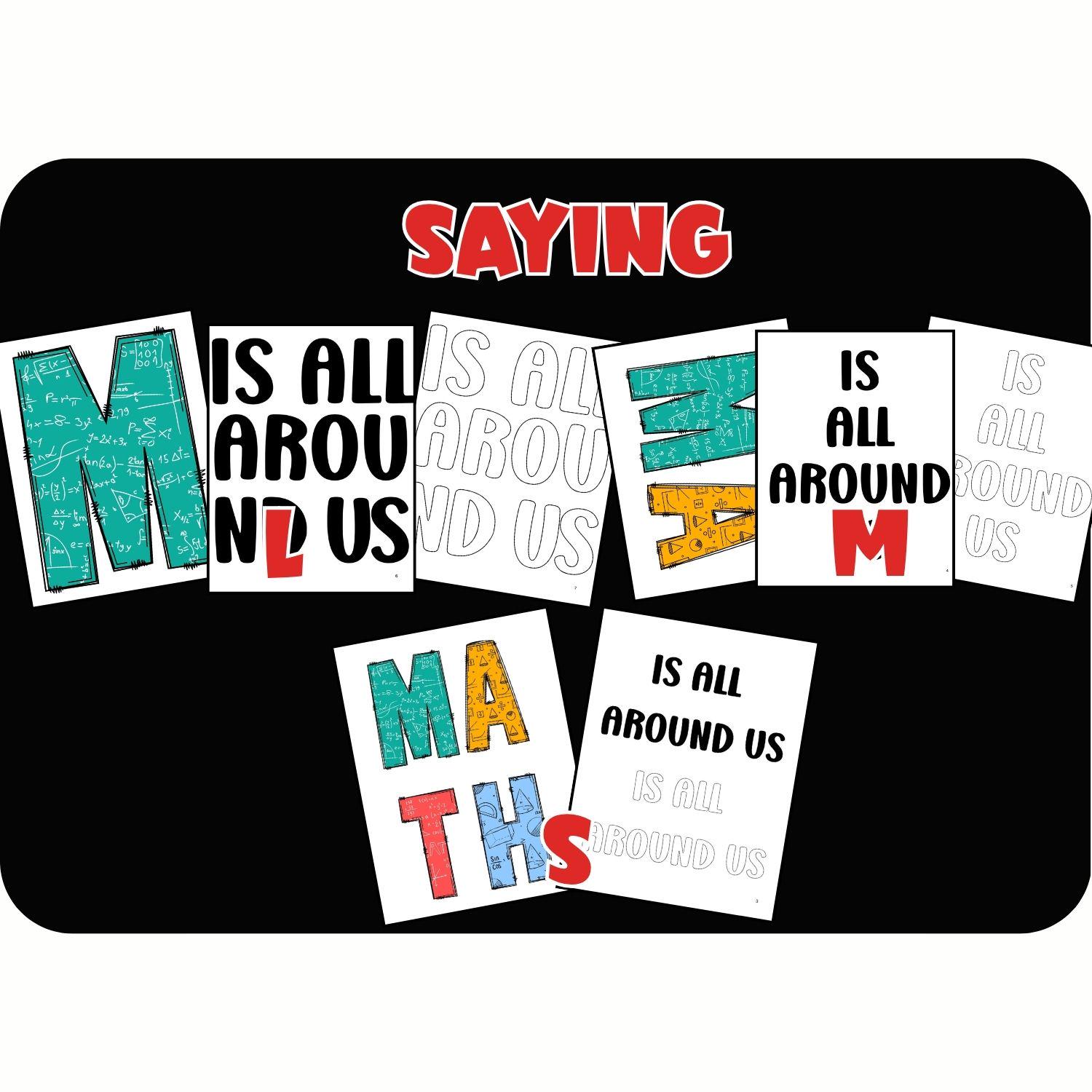 Math Bulletin Board Kit | Back to School Classroom Decor | Printable ...