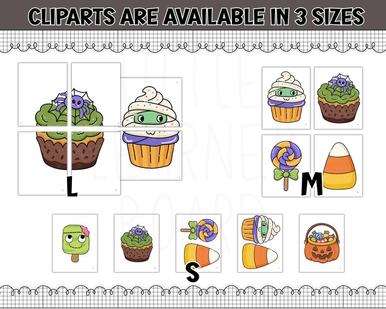 Halloween Bulletin Board Kit | Cutesy October Decor | Classroom Door ...