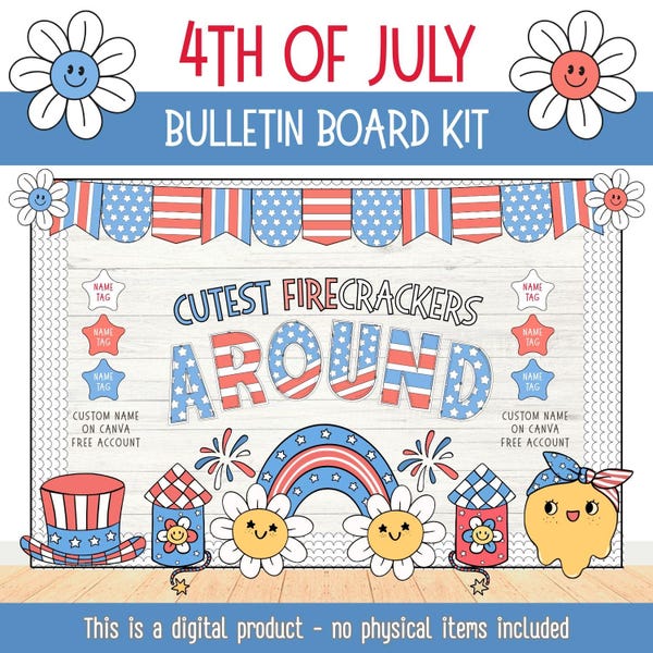 4th of July Classroom Door Decor - Etsy