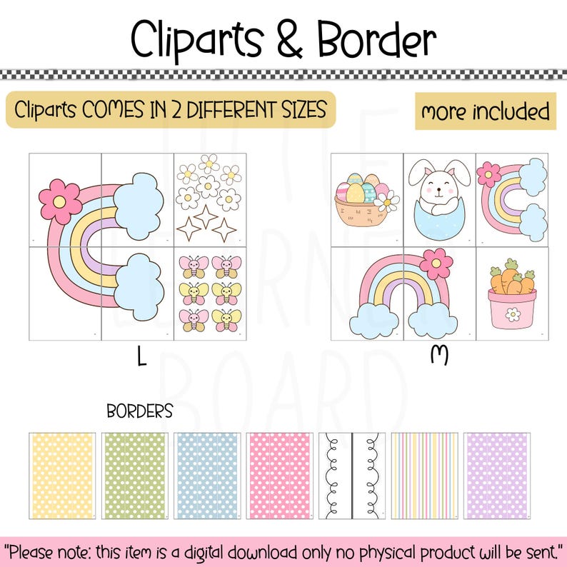 Easter Bulletin Board Kit | Bunny Chick Classroom Decor | Spring ...