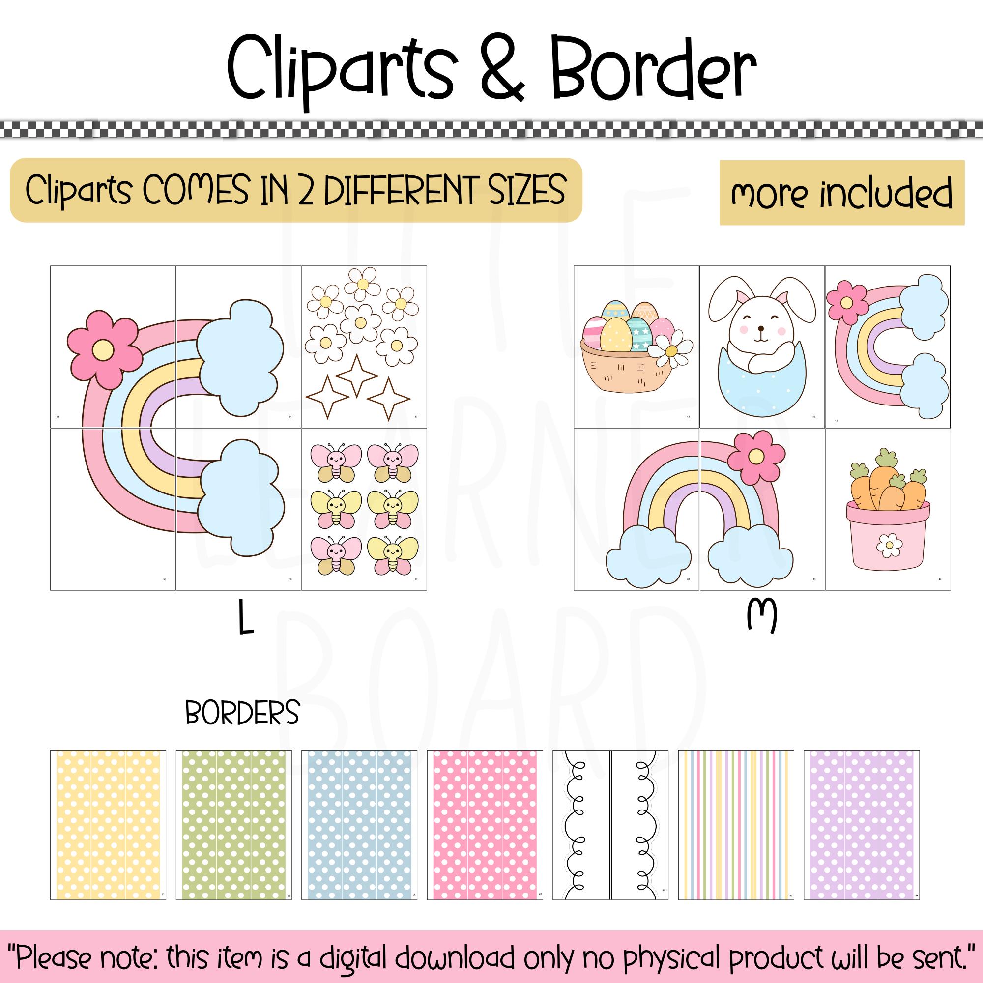 Easter Bulletin Board Kit | Bunny Chick Classroom Decor | Spring ...