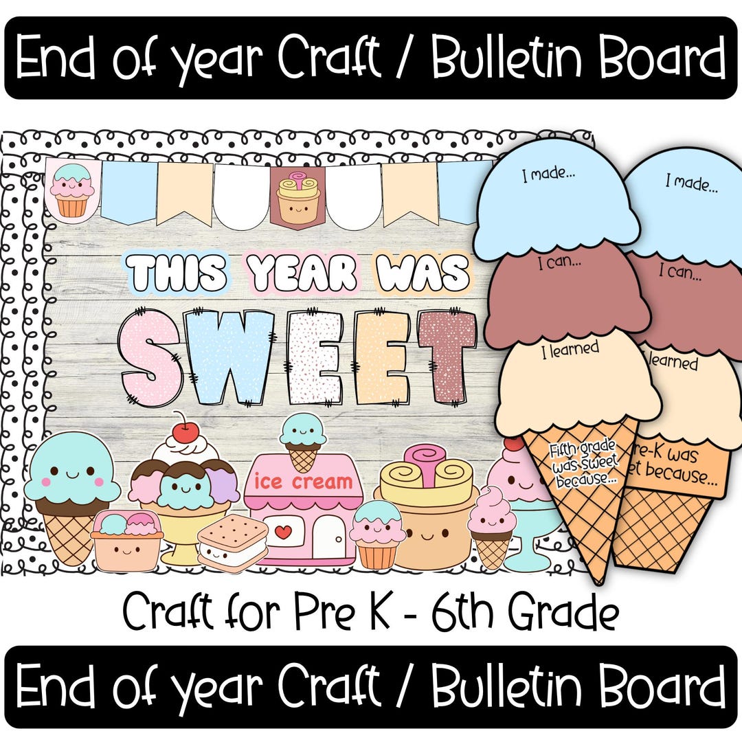 End of the Year Bulletin Board Kit | Editable May Classroom Decor ...