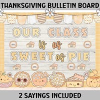 Sweet as Pie Bulletin Board Kit: Fall Classroom Decor (digital Download ...