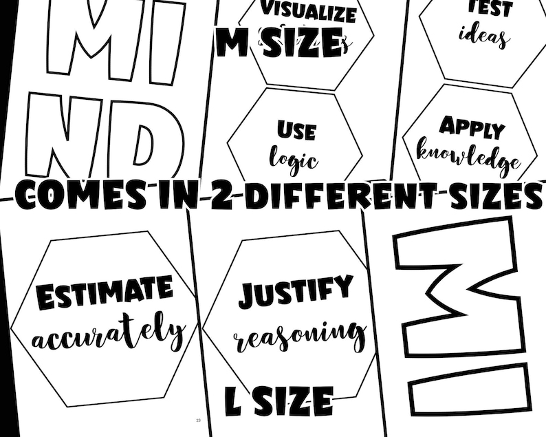 Math Bulletin Board Kit | Growth Mindset Classroom Decor | Motivational ...