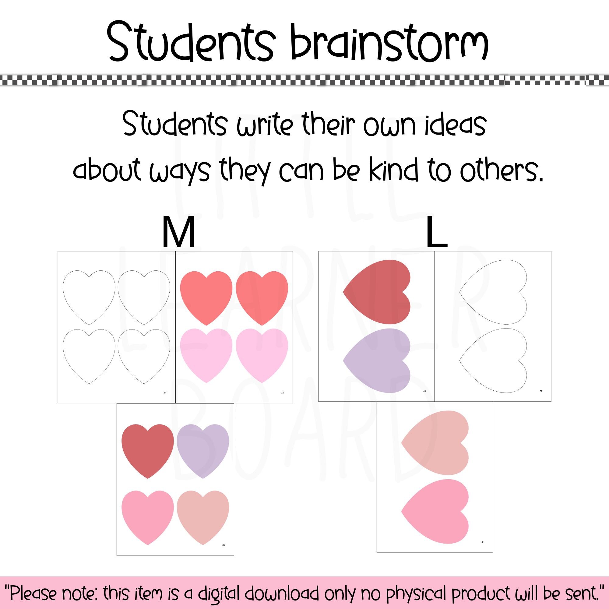 Valentines Day Bulletin Board Kit | February Classroom Decor | Kindness ...