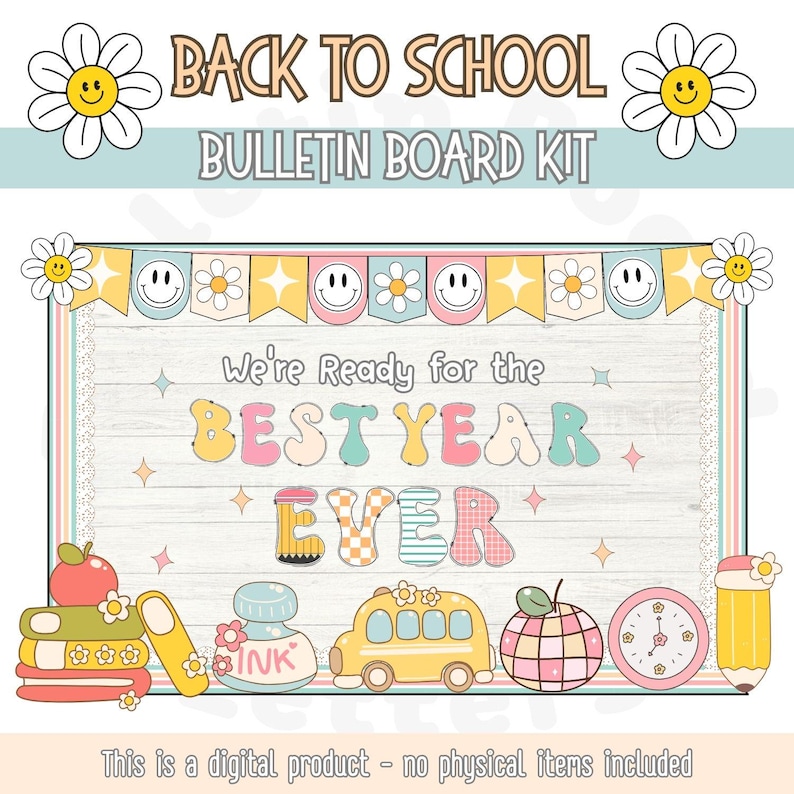 Back to School Bulletin Board Kit | August September Themes | Classroom ...