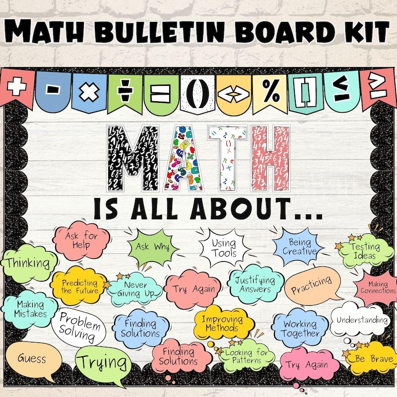 Math rock poster - Etsy Nederland