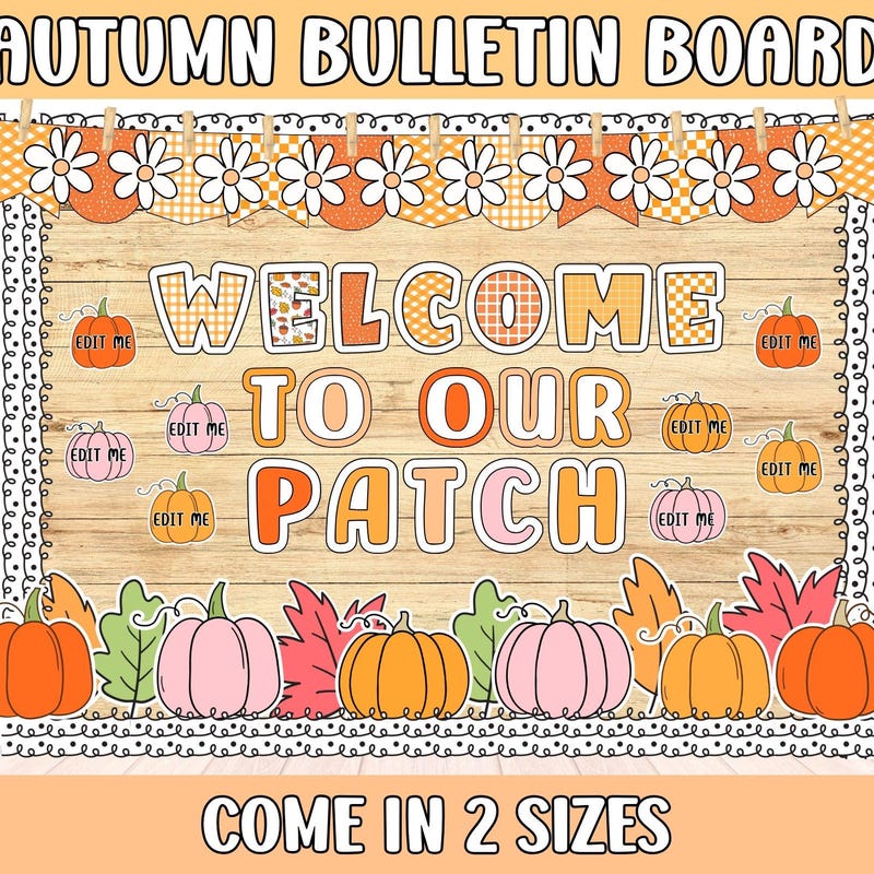 Welcome to Our Patch Bulletin Board - Etsy