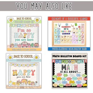 Math Bulletin Board Kit | Back to School Door Decor | Printable Growth ...