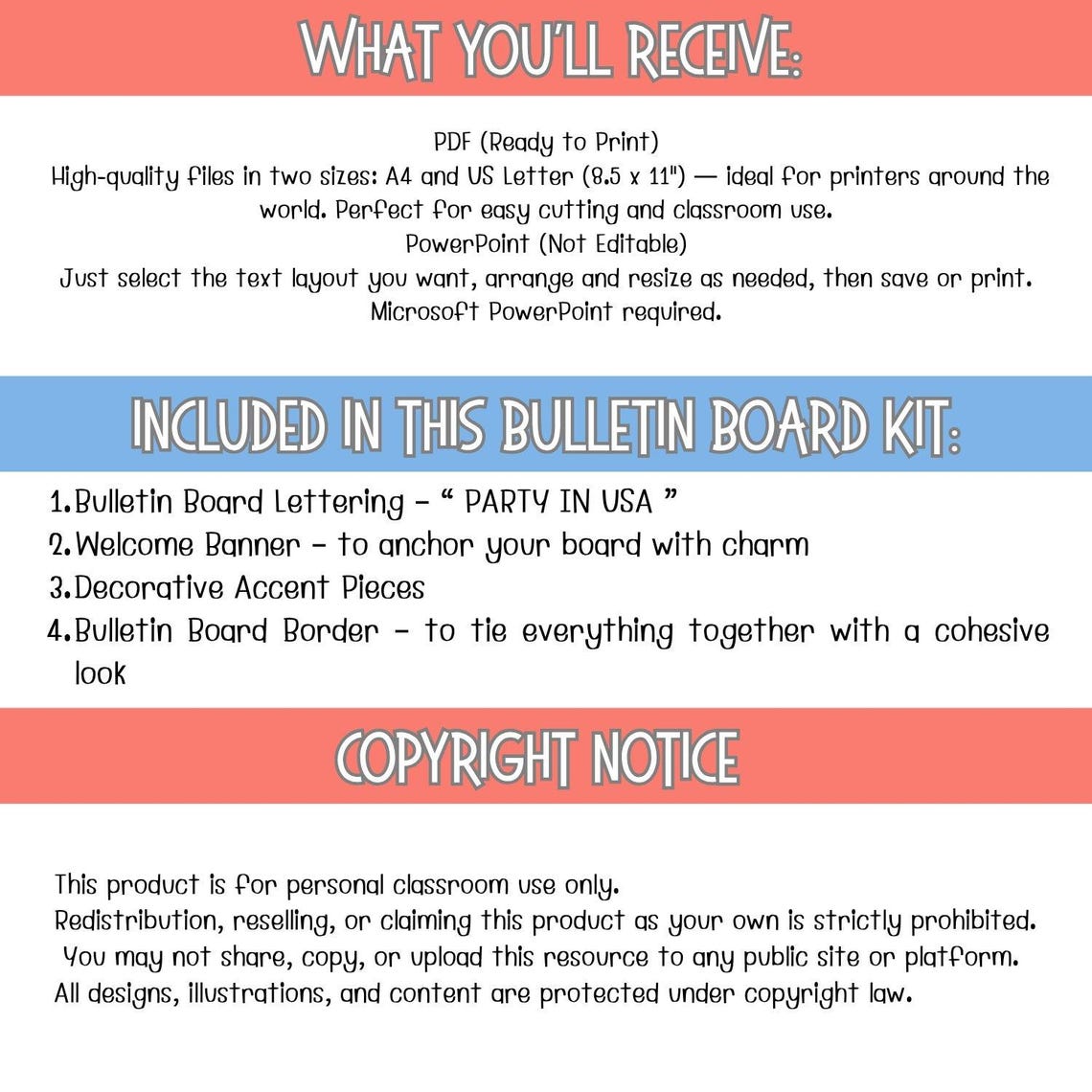 4th of July Bulletin Board Kit | Patriotic Classroom Decor | 4th of ...