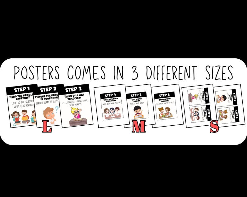 Math Problem Solving Bulletin Board Kit: Classroom Decor (PDF Printable ...