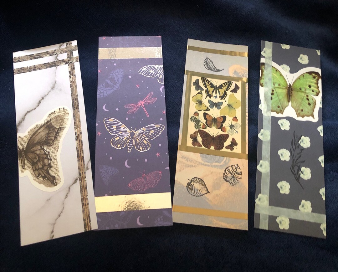 Butterfly Bookmark Set (4) - Etsy