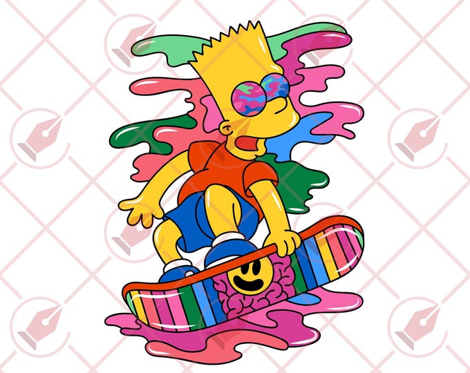 Bart el Loco (eps, jpg, png, SVG) - Etsy España