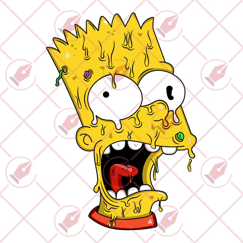 Bart Simpson Eps, Svg, Png, Jpg - Etsy