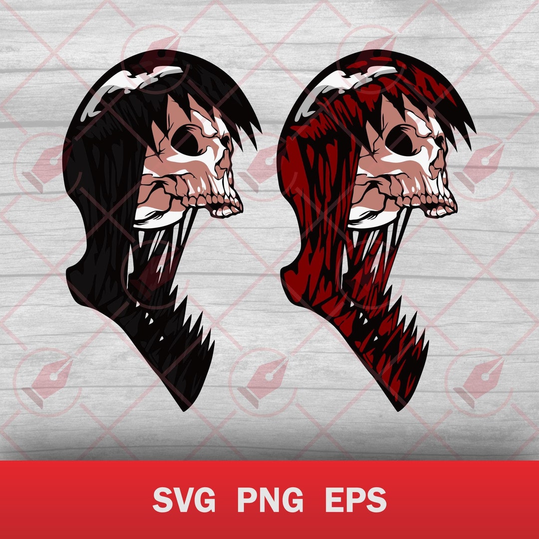 Venom and Carnage Digital File Set Svg, Eps, Png for Cricut, Silhouette ...