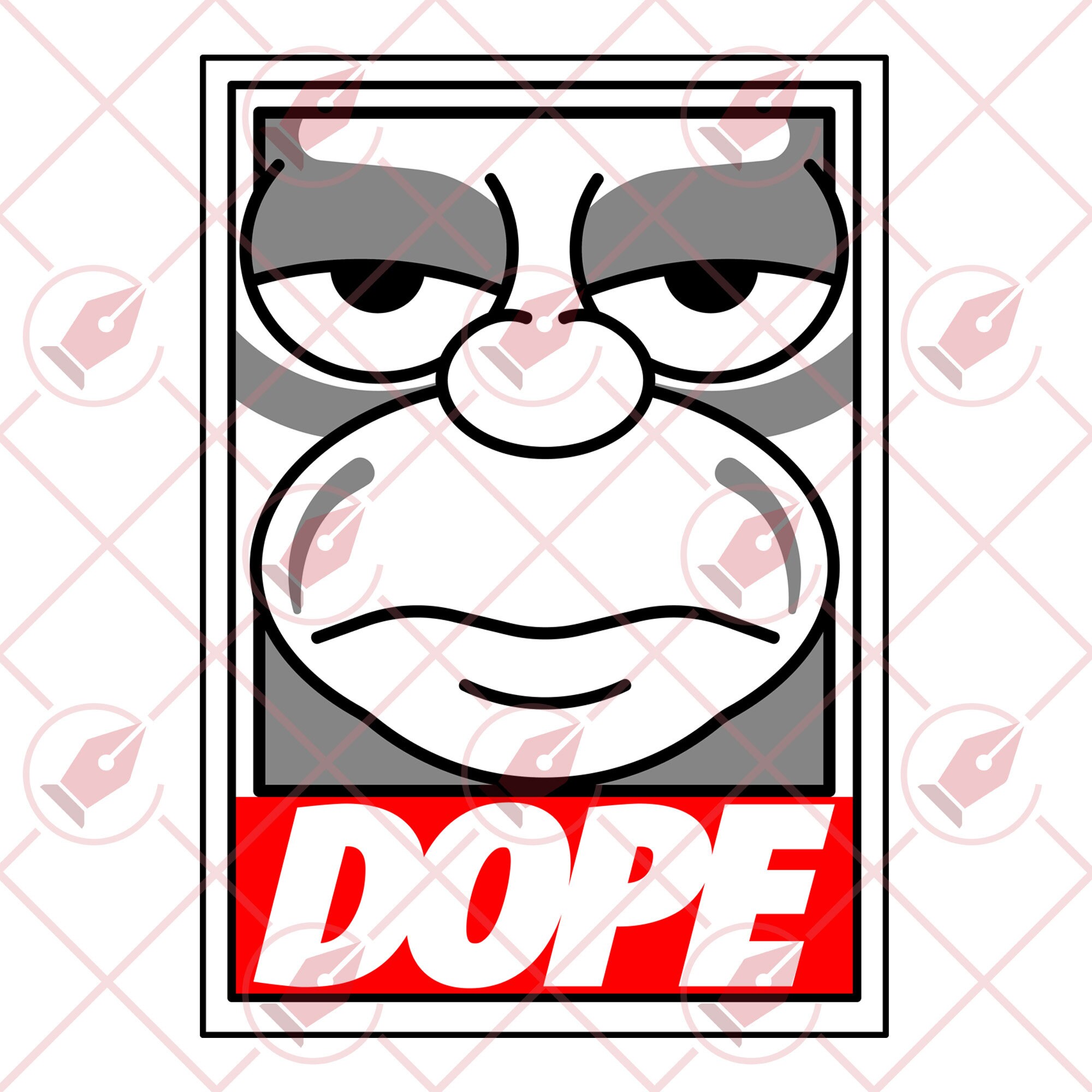 DOPE- the Simpsons Eps, Jpg, Png, Svg - Etsy