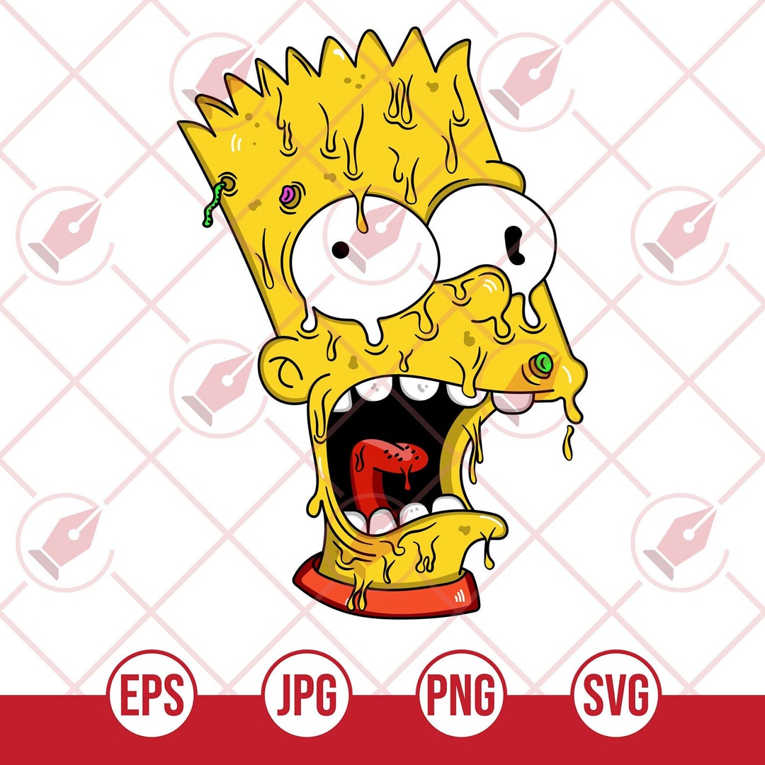 Bart Simpson Eps, Svg, Png, Jpg - Etsy