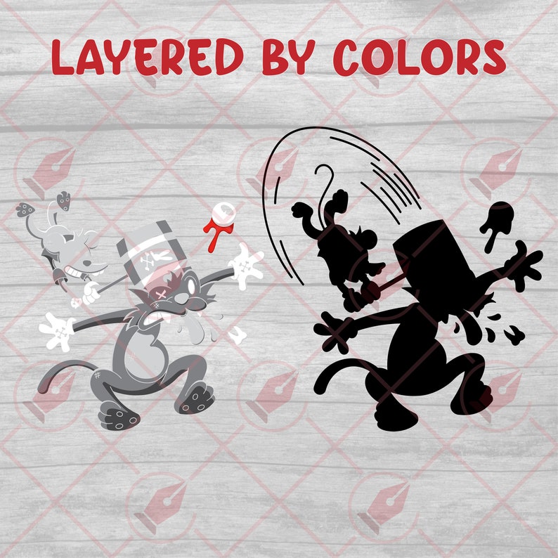 Itchy & Scratchy Svg, Png, Eps, Jpg - Etsy