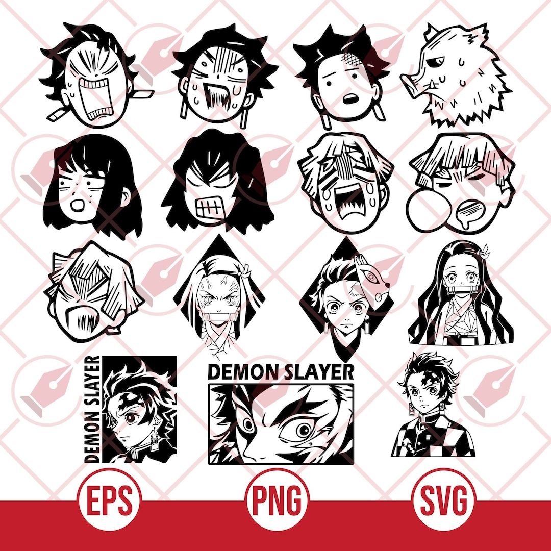 Anime Manga Eps, Svg, Png, Digital File - Etsy
