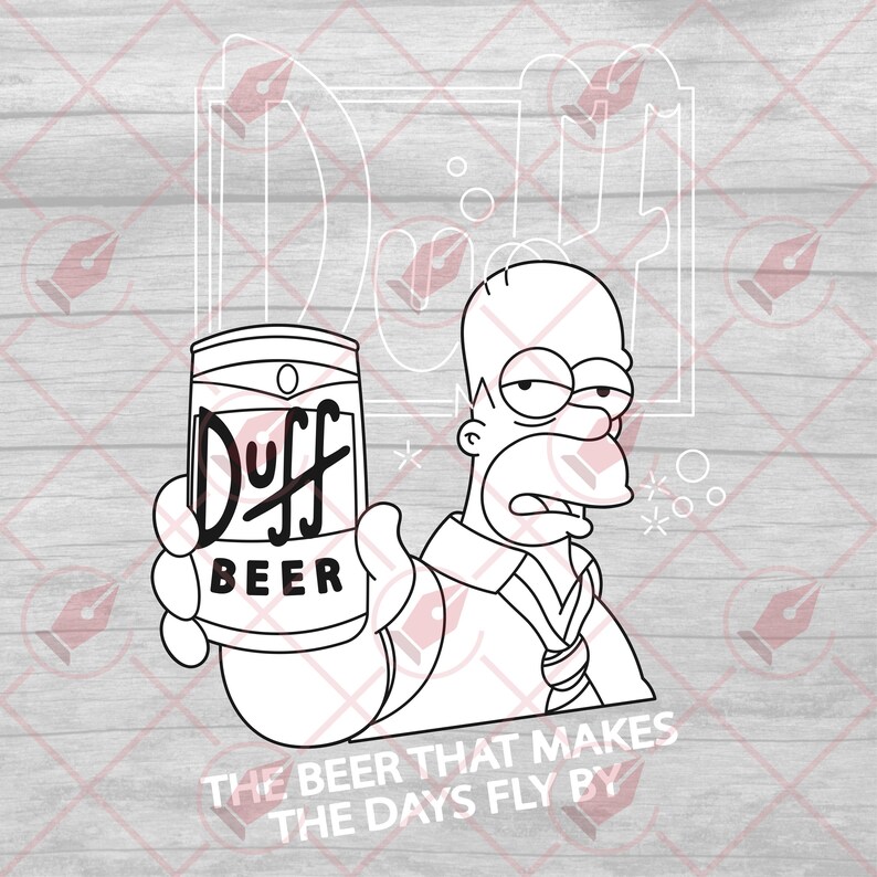 Duff Beer Digital File Set: SVG, EPS, PNG for Cricut - Etsy