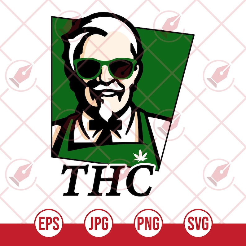 KFC Cannabis Eps, Svg, Png, Jpg - Etsy