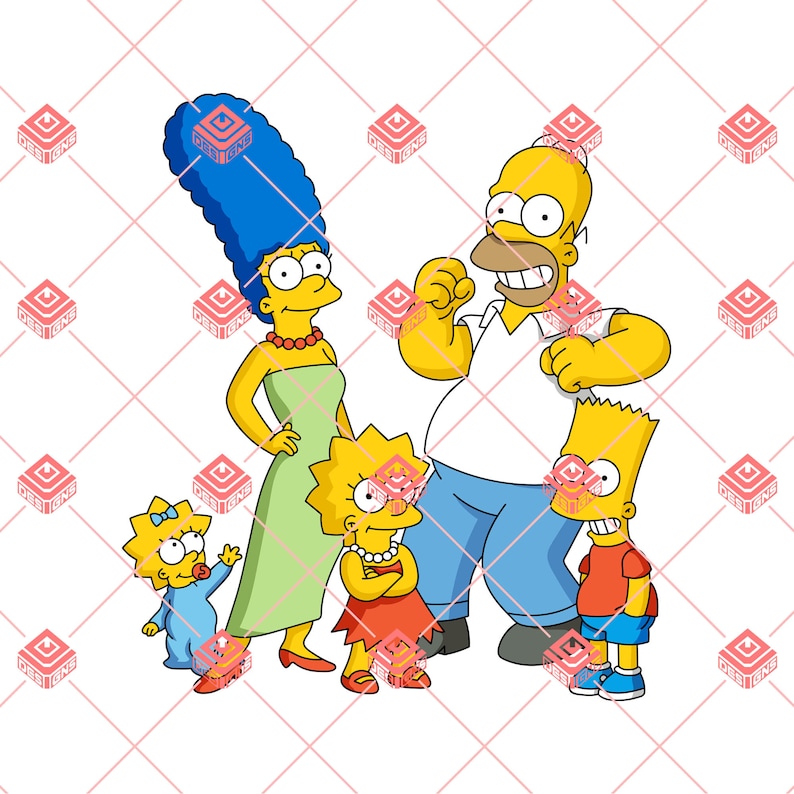 The Simpson Family Png, Jpg, Eps, Svg, Digital File - Etsy Australia