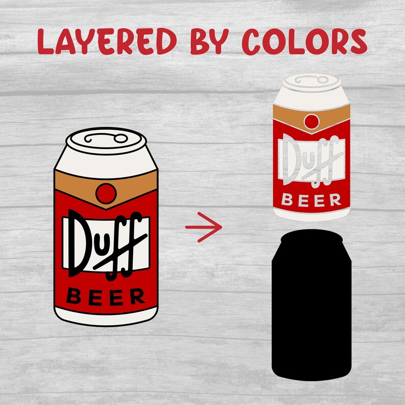 Cartoon Beer Can Pack | Fictional Beers, Animated Series (digital File ...