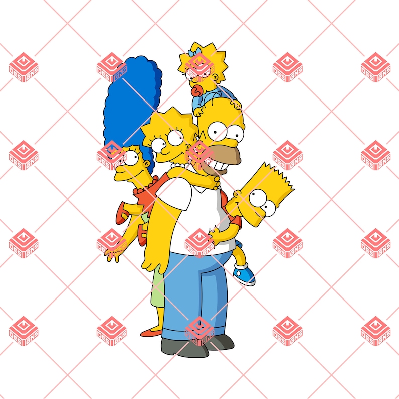 The Simpson Family Png, Jpg, Eps, Svg, Digital File - Etsy Australia