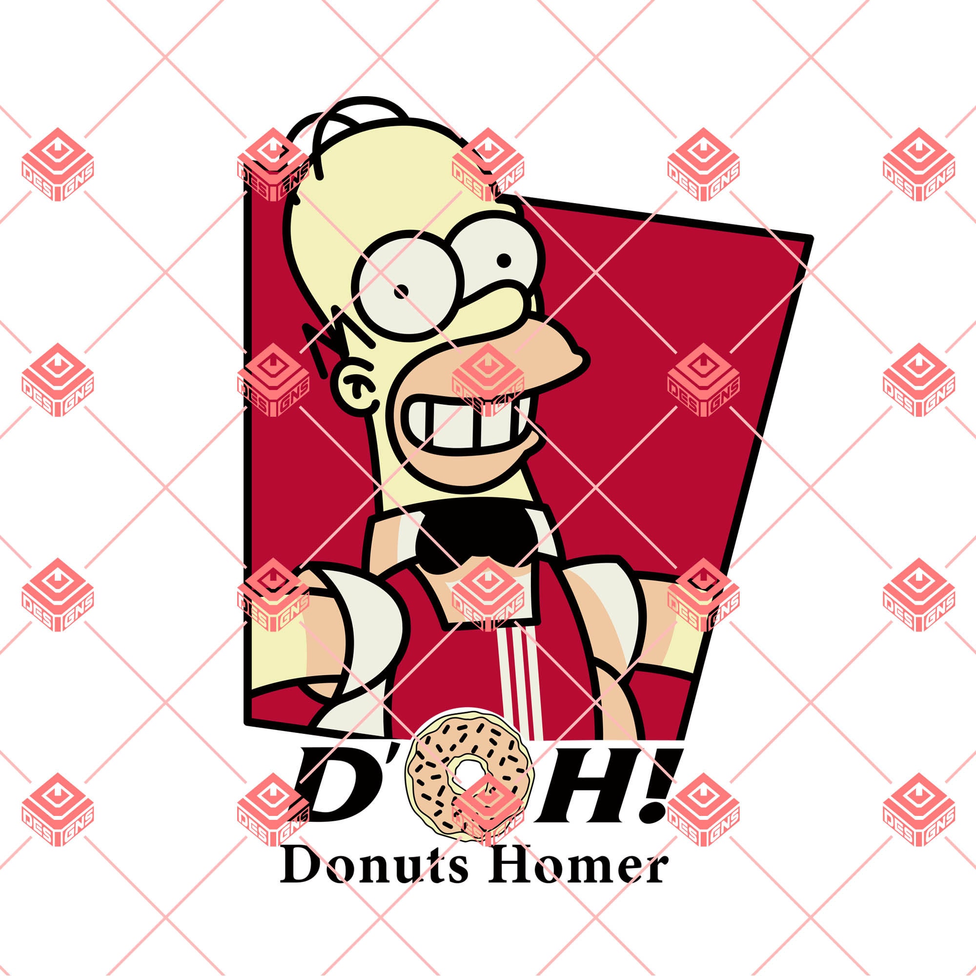 Los Simpson KFC, jpg, png, eps, svg, Archivo Digital - Etsy España