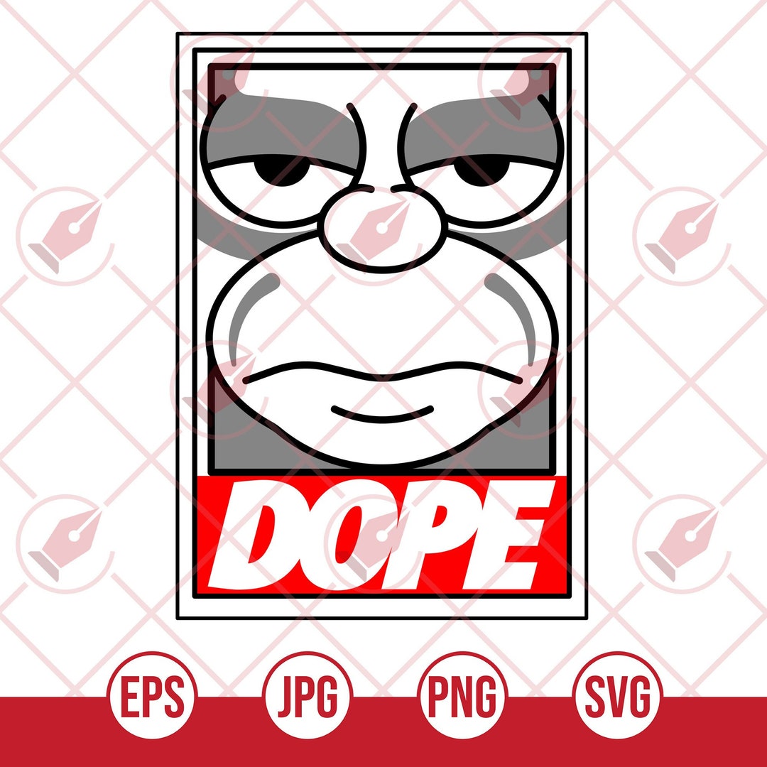 DOPE- the Simpsons Eps, Jpg, Png, Svg - Etsy