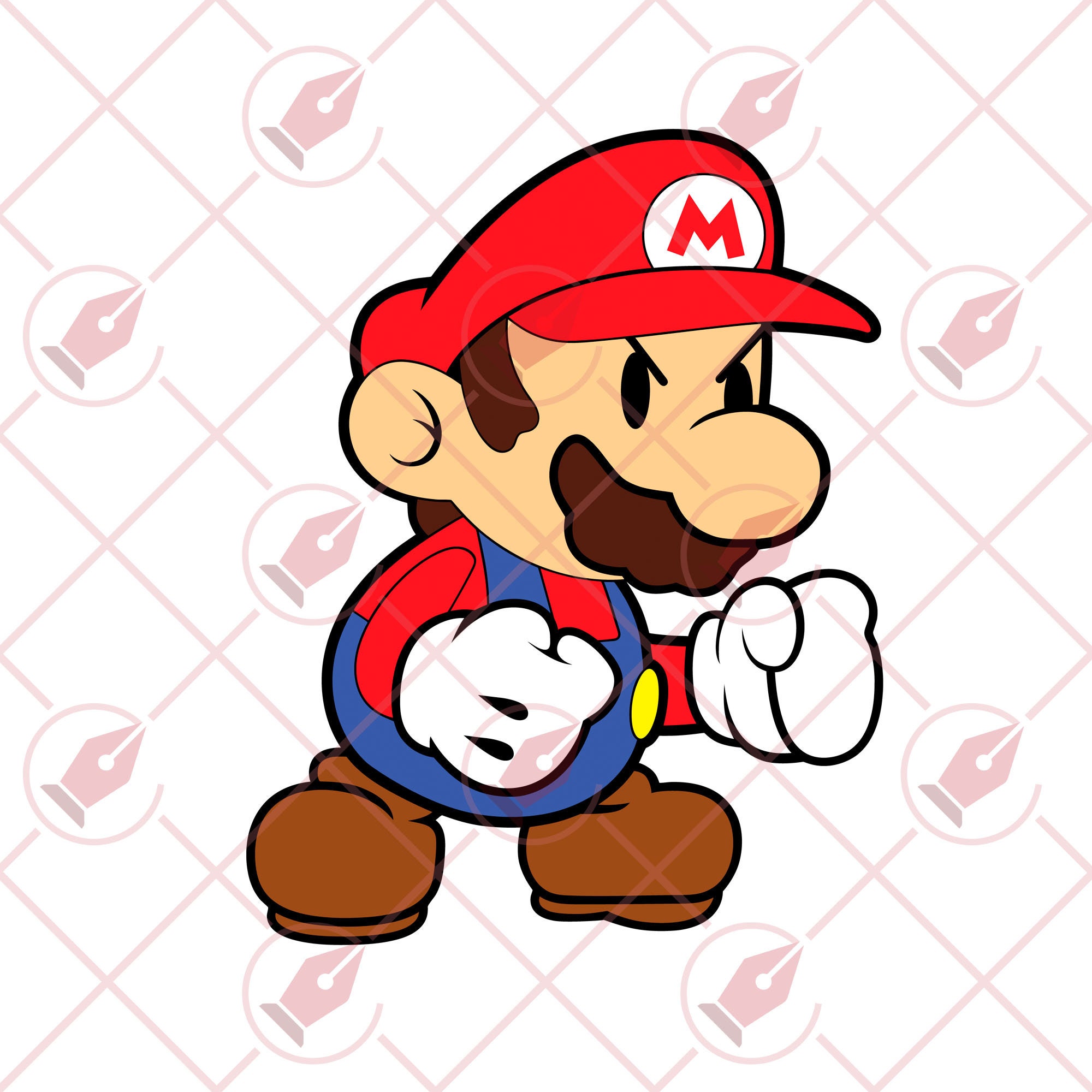 Super Mario Eps, Svg, Png, Digital File - Etsy