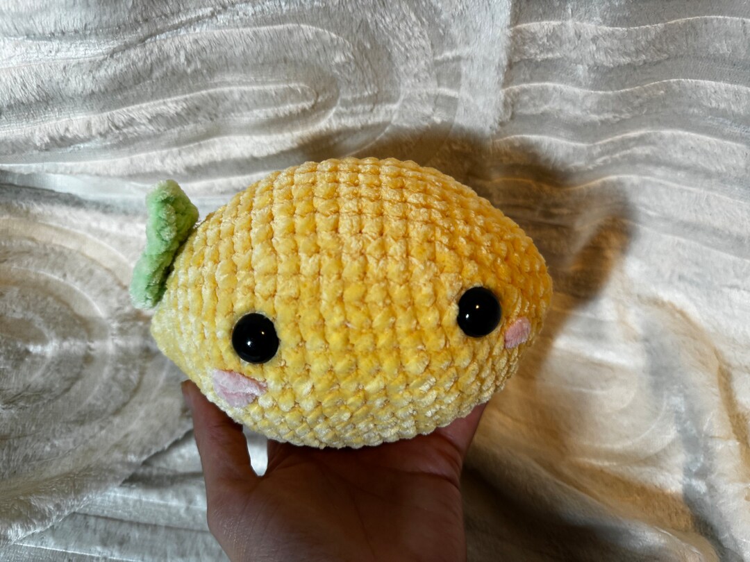 Lemon Plushie - Etsy
