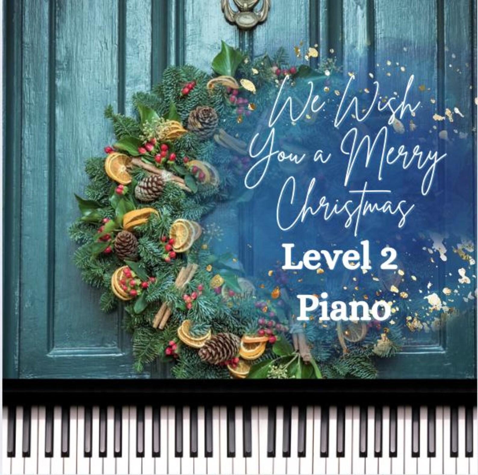 We Wish You a Merry Christmas for Level 2 Piano Beginning 2 Hands - Etsy