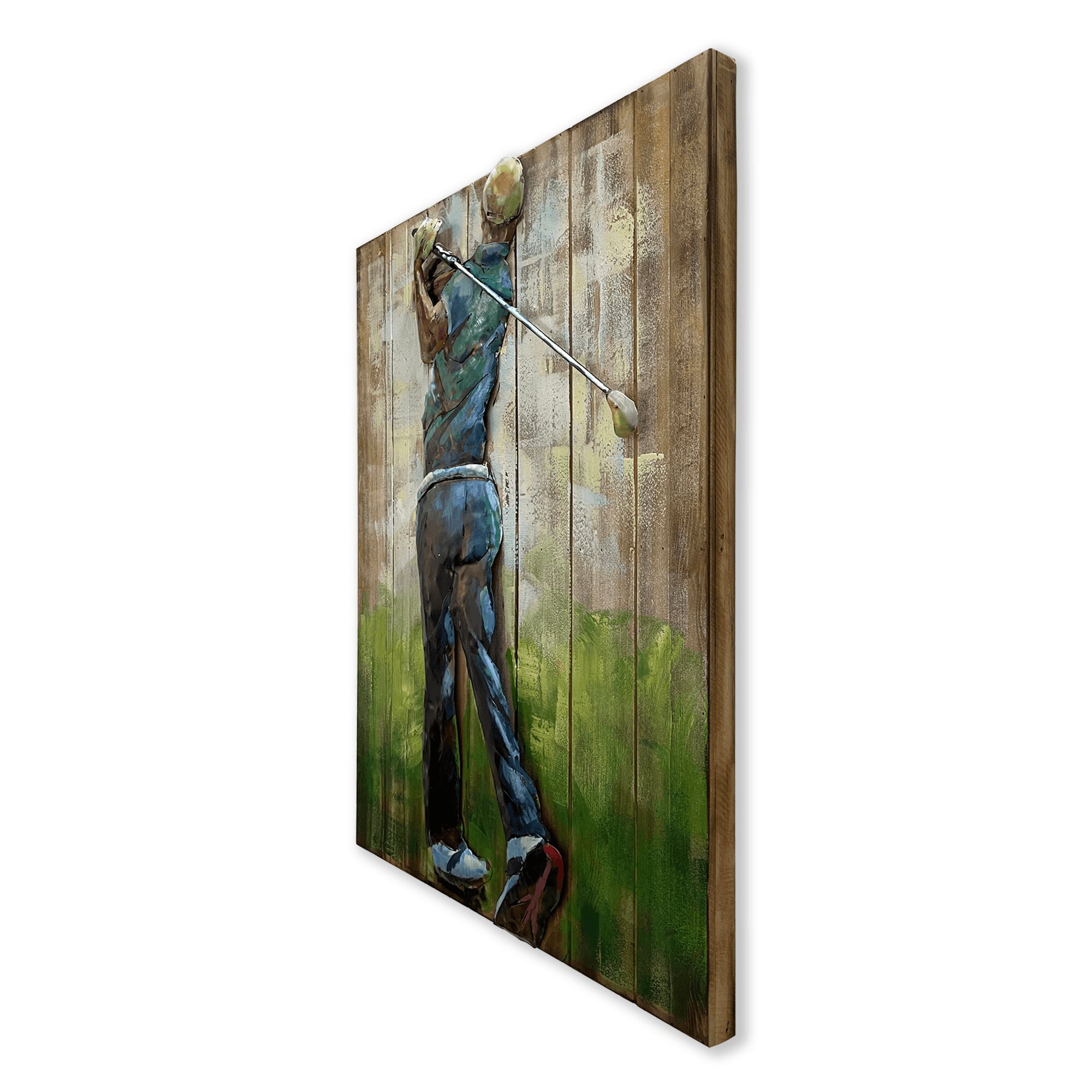 Personalized Golf Metal Wall Art Gift for Golf Player Custom Golfer ...