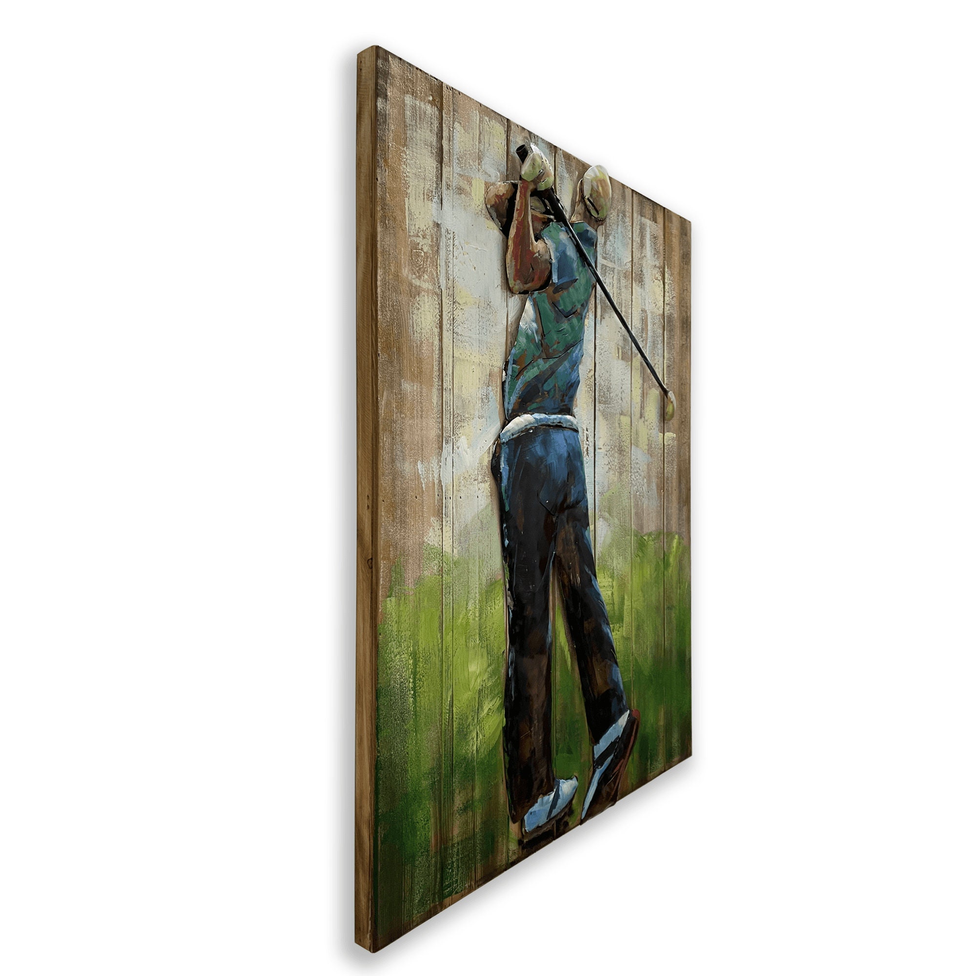 Personalized Golf Metal Wall Art Gift for Golf Player Custom Golfer ...