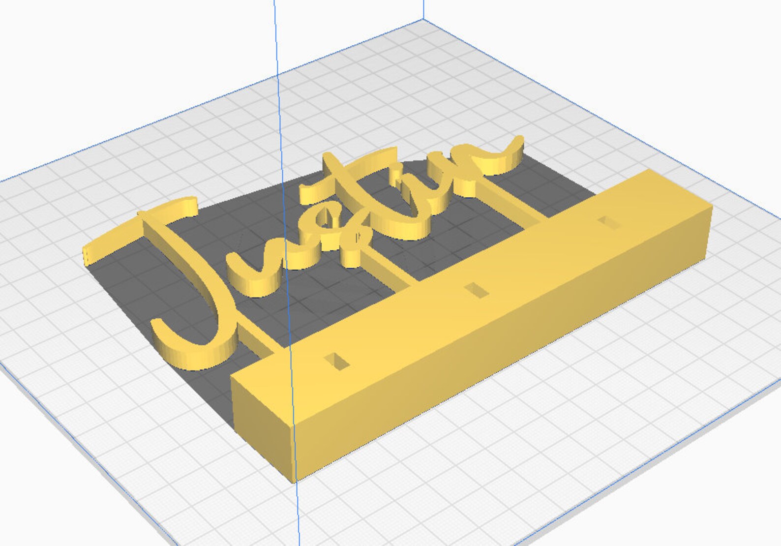 Custom 3D Printed Name Plate STL Only - Etsy