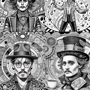 100+ Johnny Depp Coloring Pages | Variety of Inspired Styles ...