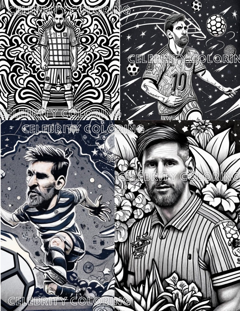 100+ Lionel Messi Coloring Pages | Variety of Inspired Styles ...