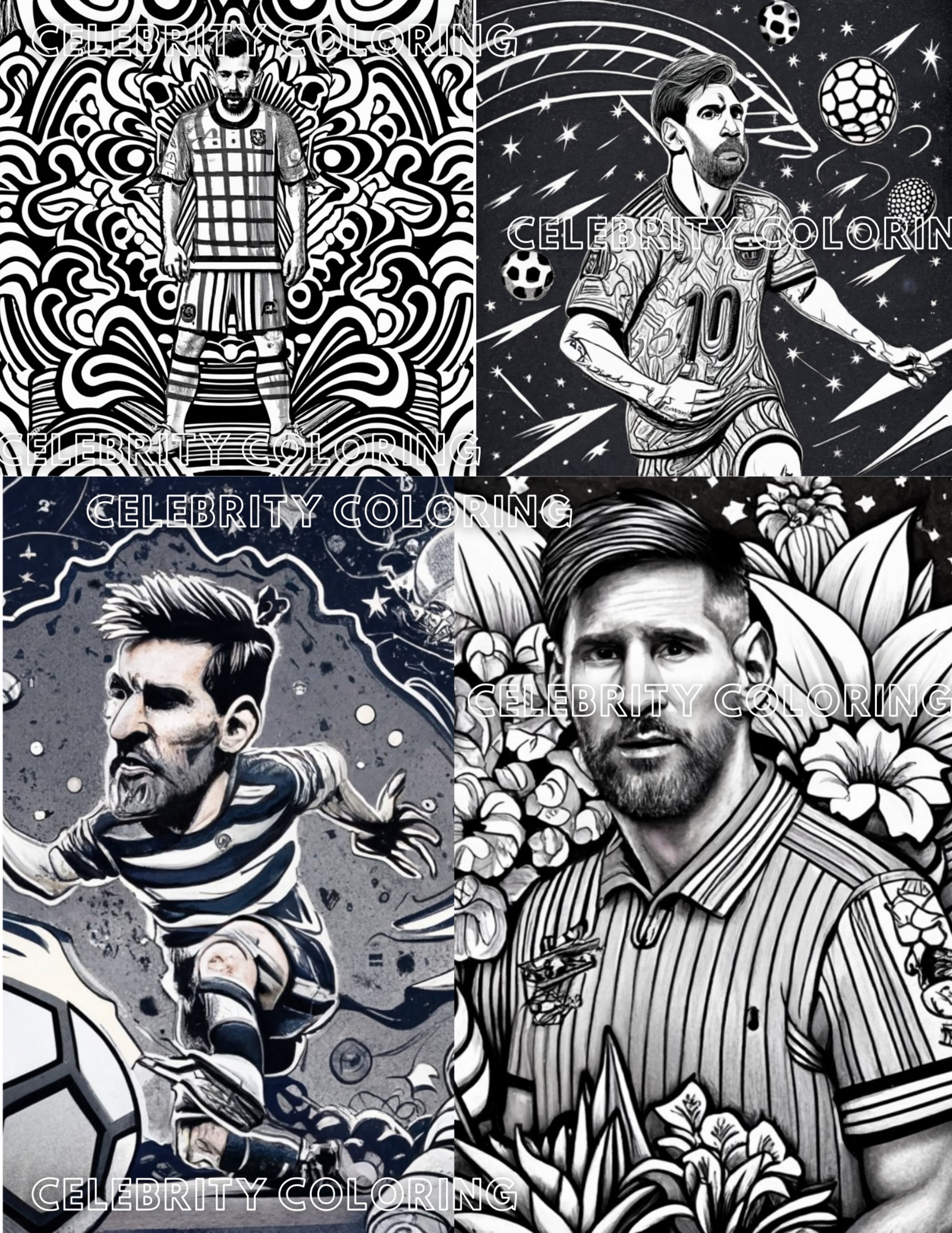 100+ Lionel Messi Coloring Pages | Variety of Inspired Styles ...