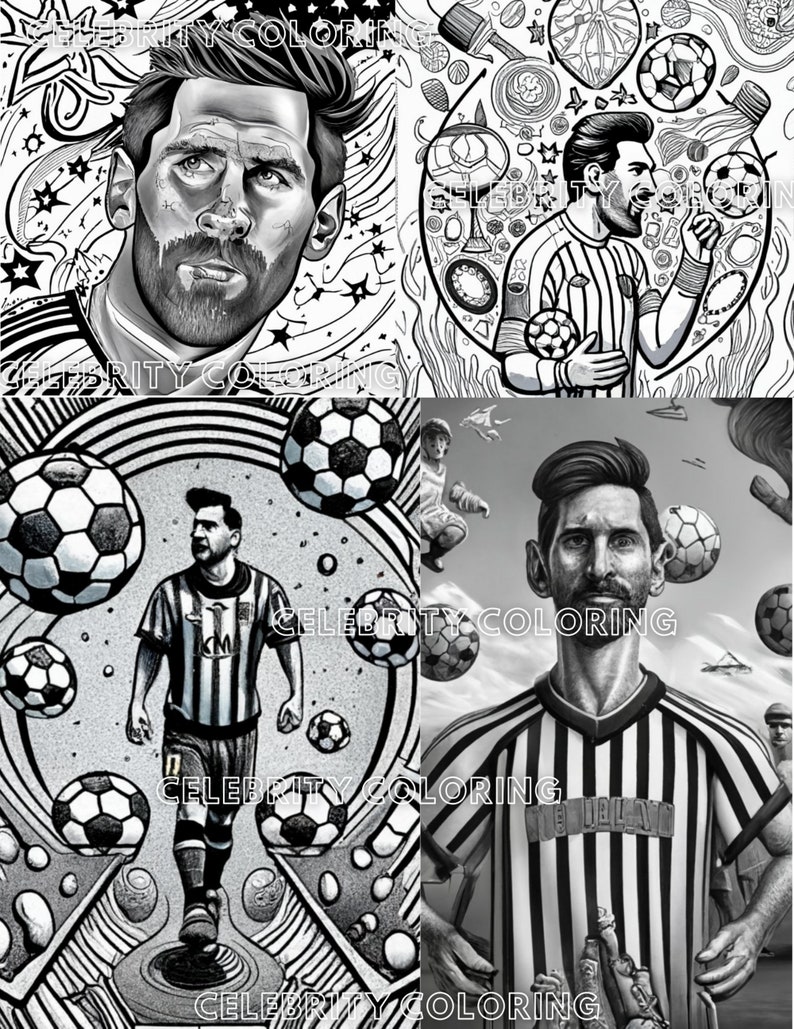 100+ Lionel Messi Coloring Pages | Variety of Inspired Styles ...