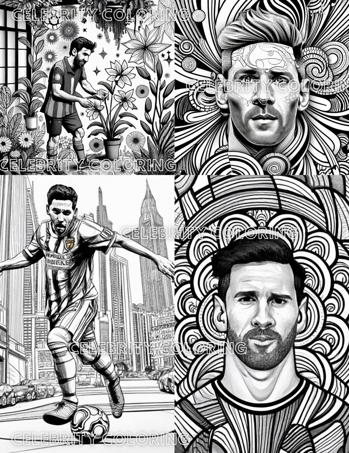 100+ Lionel Messi Coloring Pages | Variety of Inspired Styles ...
