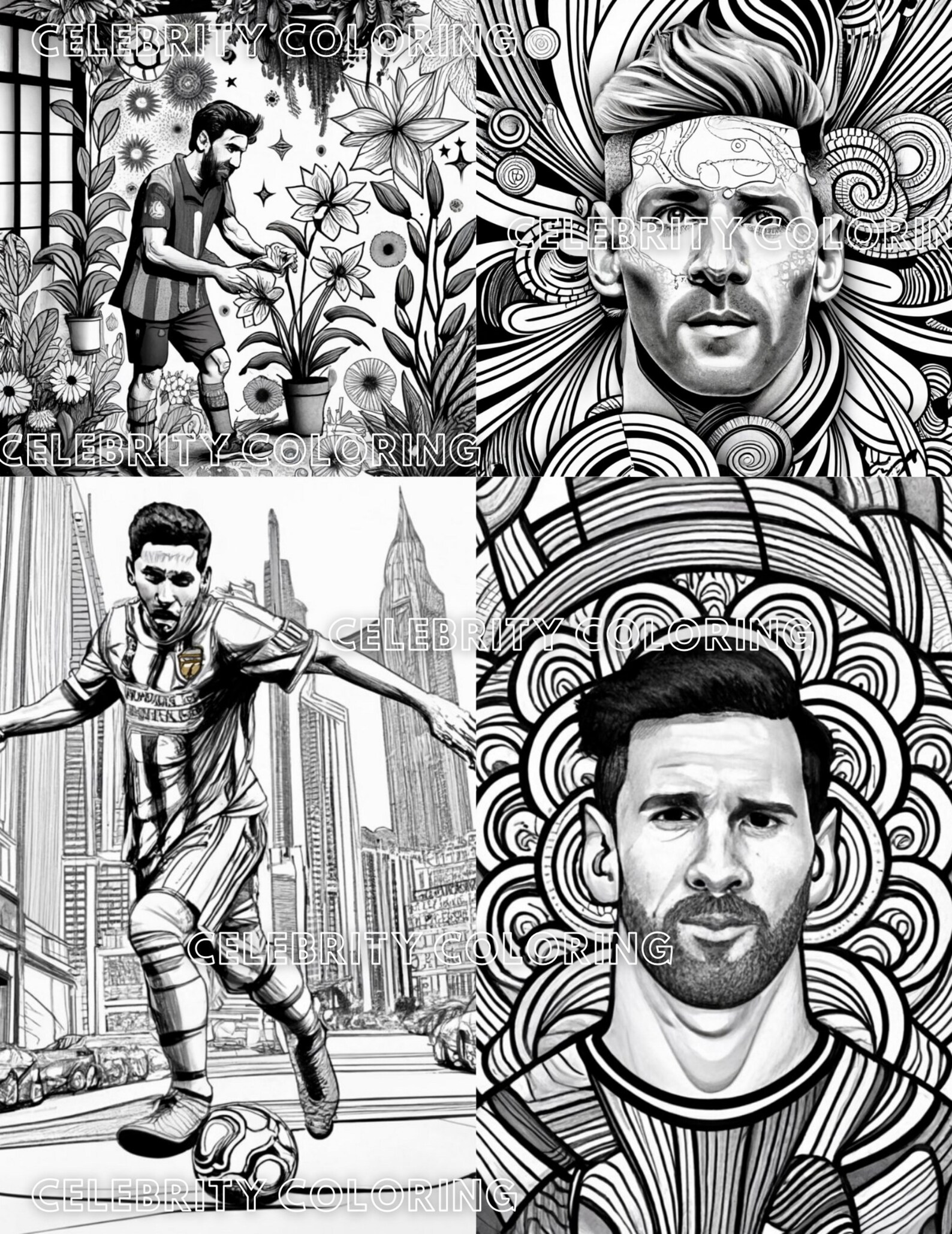 100+ Lionel Messi Coloring Pages | Variety of Inspired Styles ...