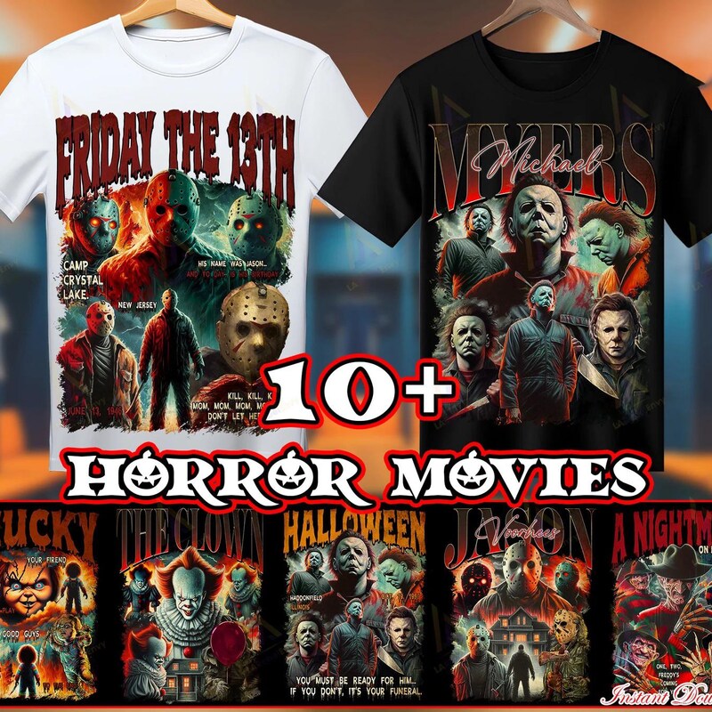Horror Shirts - Etsy