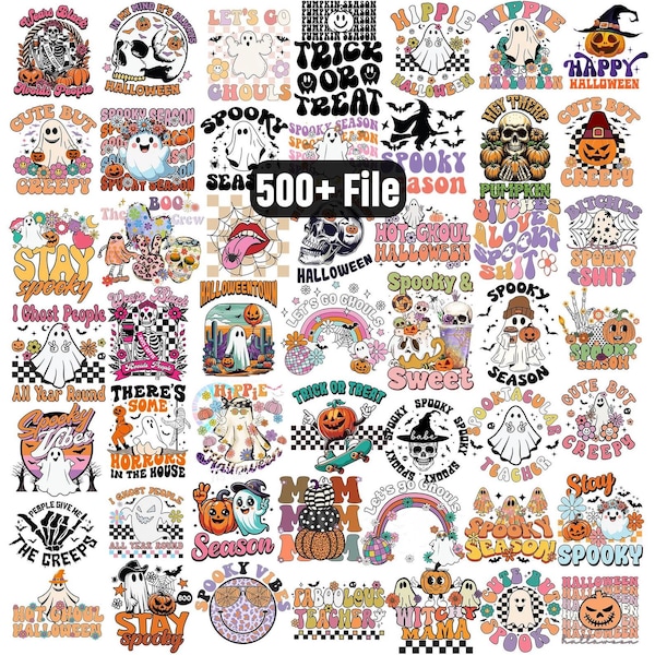 Halloween Vector Bundle - Etsy