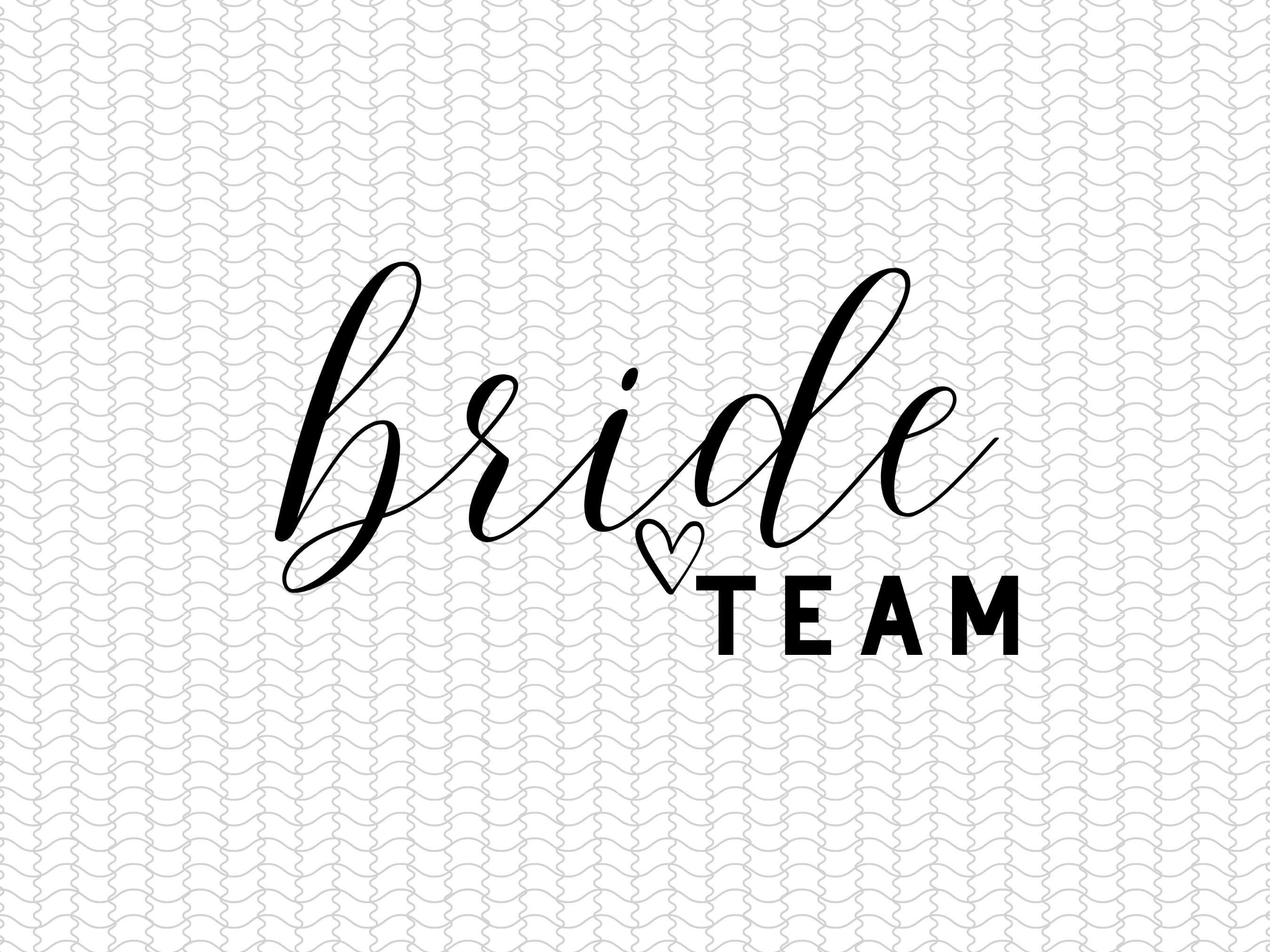 Bridal Party Svg Bundle Wedding Svg Bride Svg Bridesmaid - Etsy